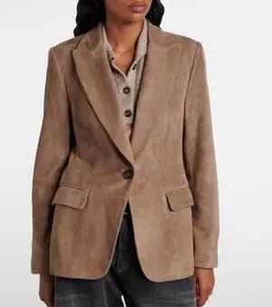 Brunello Cucinelli Suede Blazer