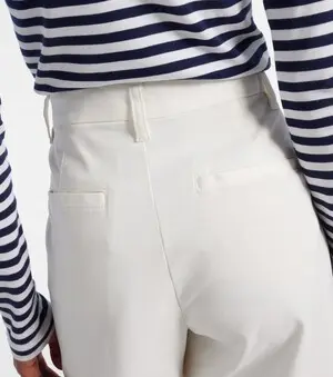 Polo Ralph Lauren Cropped Cotton-blend Chinos - White