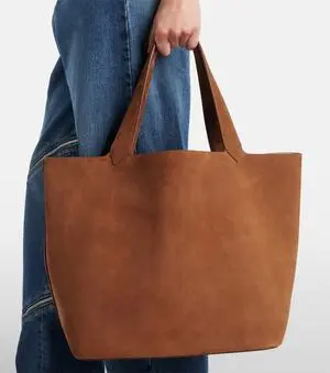 Alaïa Le Cabas Leather Tote Bag - Brown