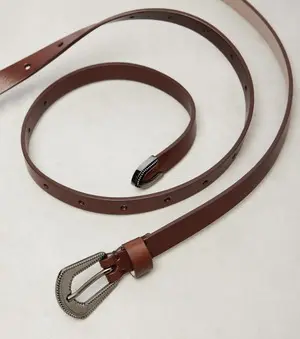 Brunello Cucinelli Leather Belt - Brown