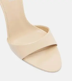 Paris Texas Lidia 105 Patent Leather Mules - Beige