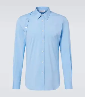 Alexander McQueen Cotton-blend Poplin Shirt