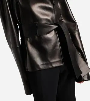 Khaite Edith Leather Jacket