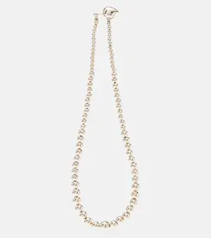 Alaïa Beaded Drop Earrings - Gold