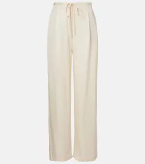 Women's High Waist Wide Leg Drawstring Pants