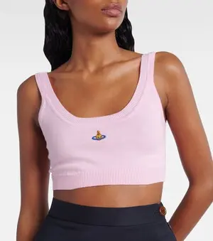 VIVIENNE WESTWOOD Bea Cotton And Cashmere Bra Top