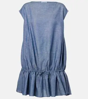 Alaïa Chambray Minidress
