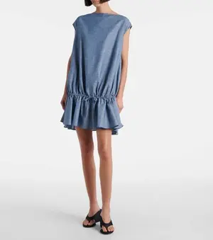 Alaïa Chambray Minidress
