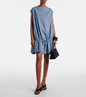 Alaïa Chambray Minidress