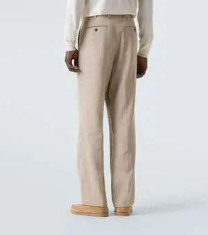 SAMAN AMEL Suit Pants - Beige