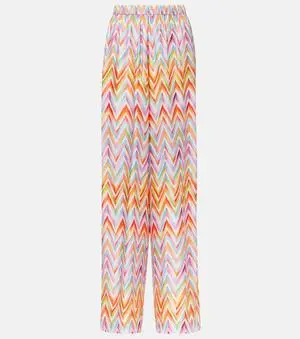 Missoni Zigzag Wide-leg Trousers - Multicoloured