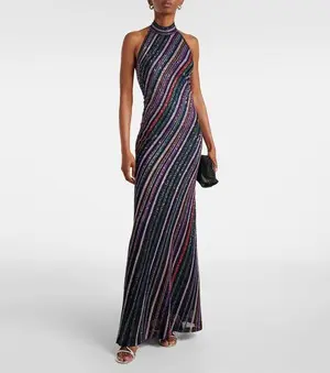 Missoni Sequined Striped Gown