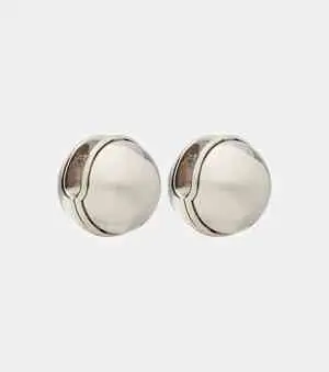 Alaïa Plated Stud Earrings - Silver
