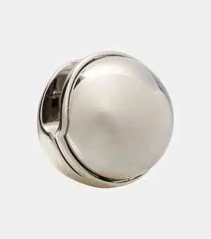 Alaïa Plated Stud Earrings - Silver