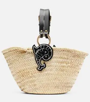 Emilio Pucci Straw Basket Bag
