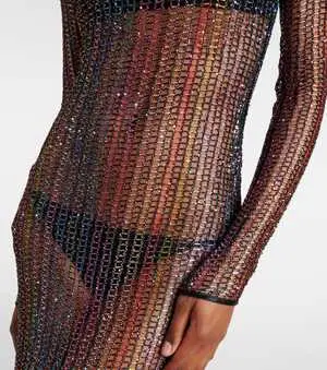 Missoni Sheer Open-back Maxi Dress