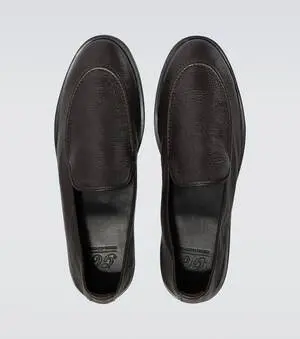 George Cleverley Cornwall Leather Loafers - Brown