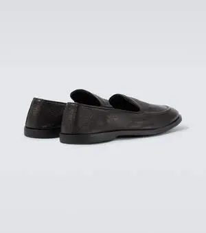 George Cleverley Cornwall Leather Loafers - Brown