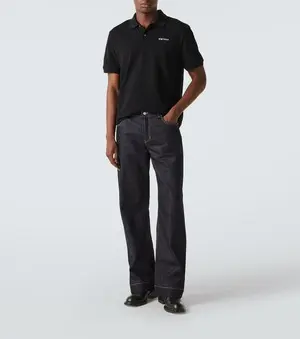 Alexander McQueen Logo Cotton Polo Shirt