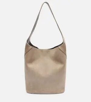 Brunello Cucinelli Large Suede Bucket Bag