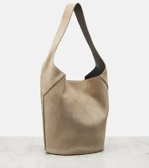 Brunello Cucinelli Large Suede Bucket Bag