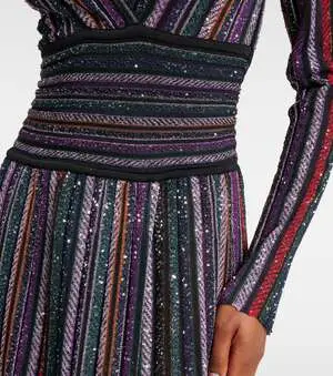Missoni Sequined Striped Gown