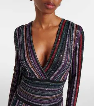 Missoni Sequined Striped Gown
