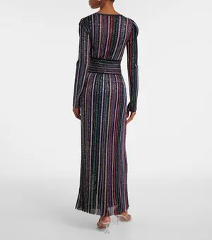 Missoni Sequined Striped Gown
