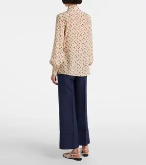 Valentino Garavani Cady Couture Printed Silk Blouse - Multicoloured