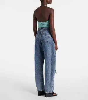 Alaïa Draped Halterneck Top