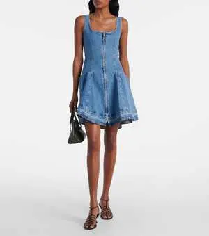 Simkhai Eleodra Denim Minidress