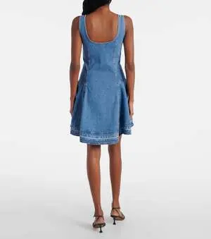 Simkhai Eleodra Denim Minidress