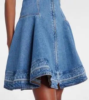 Simkhai Eleodra Denim Minidress