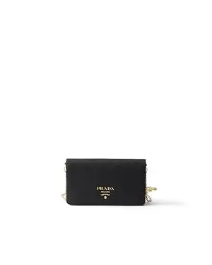 Prada Saffiano Leather Mini Bag - Black