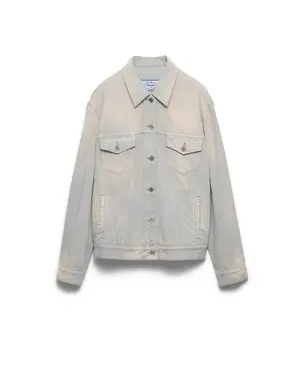 Prada Corduroy Blouson Jacket - Blue