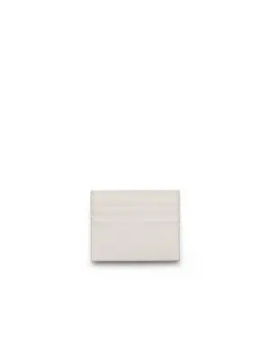 Prada Saffiano Leather Card Holder - Neutral