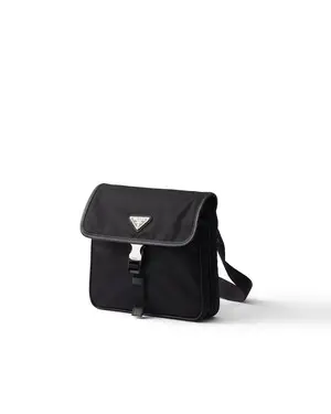 Prada Re-nylon And Saffiano Leather Shoulder Bag