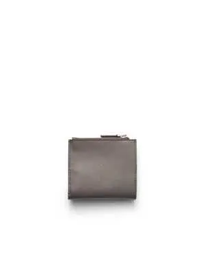 Prada Small Saffiano Leather Wallet - Grey
