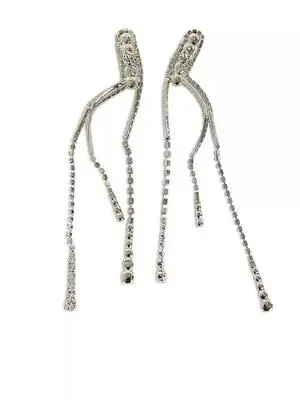 HELENE ZUBELDIA Crystal-embellished Drop Earrings