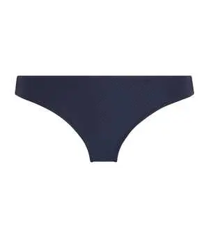 Heidi Klein Low-Rise Bikini Bottoms Navy