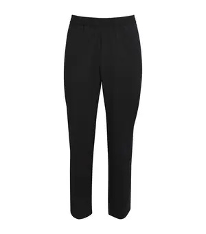 Barena Venezia Virgin Wool Drawstring Trousers - Black