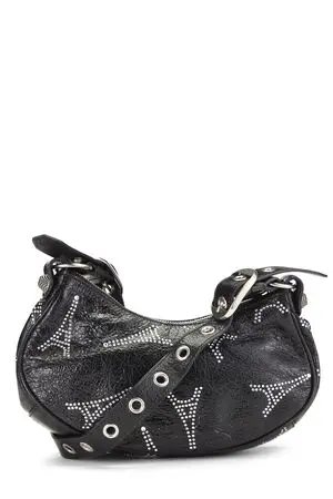 Balenciaga Embellished Le Cagole Shoulder Bag - Black