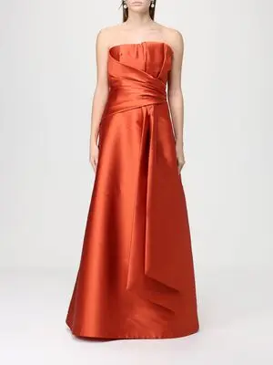 Alberta Ferretti Strapless Draped Gown