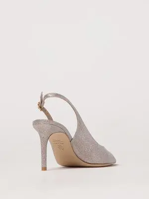STUART WEITZMAN Glitter Slingback Pumps - Champagne