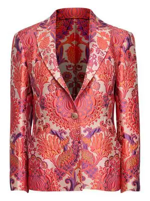 ETRO Floral-Jacquard Blazer