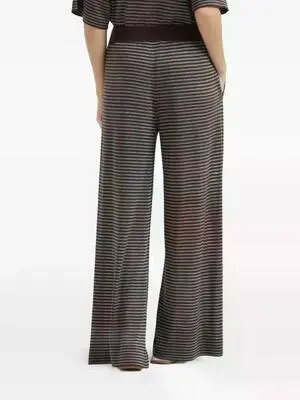 Brunello Cucinelli Striped High-waisted Trousers