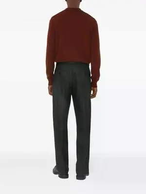 Burberry Wool Polo Shirt - Brown