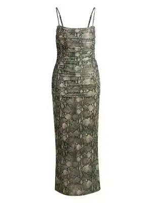 Hugo Snakeskin-print Dress