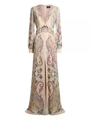 Etro Printed Maxi Dress