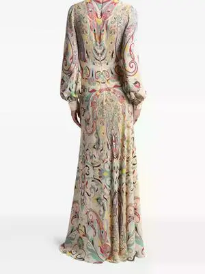 Etro Printed Maxi Dress